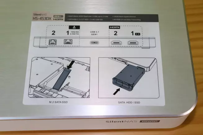 Instructions for installing the drives in the QNAP HS-453DX NAS server