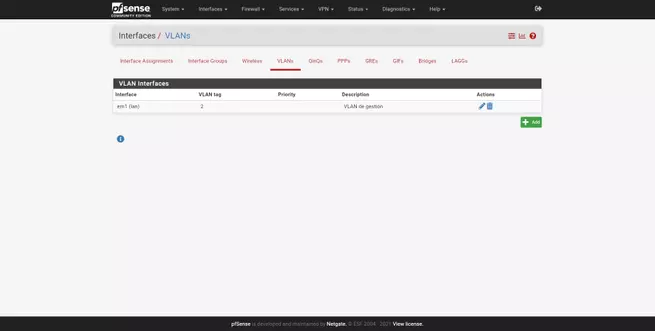 Giunsa ang pag-configure sa pfSense Internet, VLAN, DHCP, DNS ug NAT 20521_16