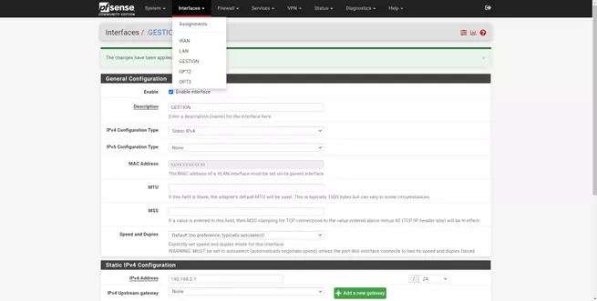 Giunsa ang pag-configure sa pfSense Internet, VLAN, DHCP, DNS ug NAT 20521_28