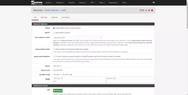 Giunsa ang pag-configure sa pfSense Internet, VLAN, DHCP, DNS ug NAT 20521_31