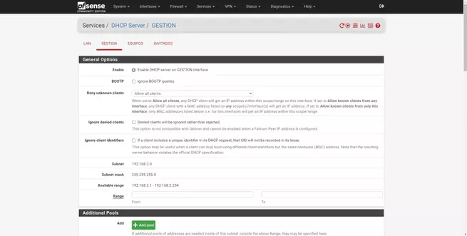 Giunsa ang pag-configure sa pfSense Internet, VLAN, DHCP, DNS ug NAT 20521_35