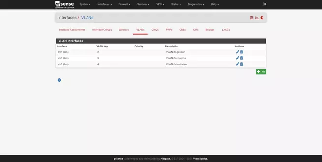 pfSense ਇੰਟਰਨੈਟ, VLANs, DHCP, DNS ਅਤੇ NAT ਨੂੰ ਕਿਵੇਂ ਸੰਰਚਿਤ ਕਰਨਾ ਹੈ 20521_4