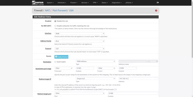 Mokhoa oa ho lokisa pfSense Internet, VLANs, DHCP, DNS le NAT 20521_52