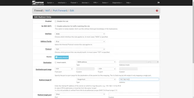 Mokhoa oa ho lokisa pfSense Internet, VLANs, DHCP, DNS le NAT 20521_53