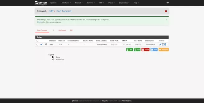 Giunsa ang pag-configure sa pfSense Internet, VLAN, DHCP, DNS ug NAT 20521_56