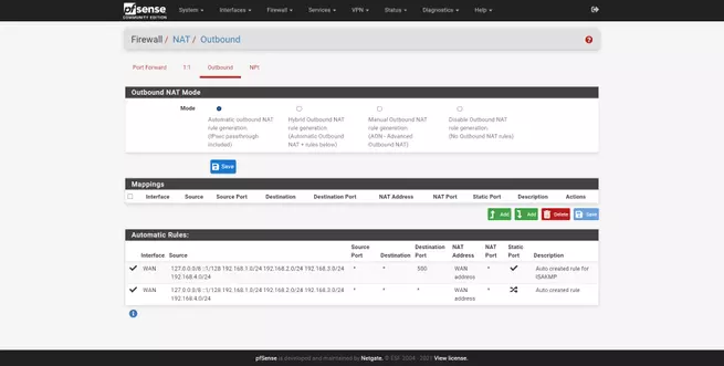 Giunsa ang pag-configure sa pfSense Internet, VLAN, DHCP, DNS ug NAT 20521_57