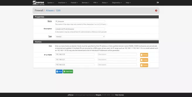 Giunsa ang pag-configure sa pfSense Internet, VLAN, DHCP, DNS ug NAT 20521_80