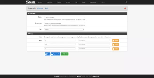 Giunsa ang pag-configure sa pfSense Internet, VLAN, DHCP, DNS ug NAT 20521_82