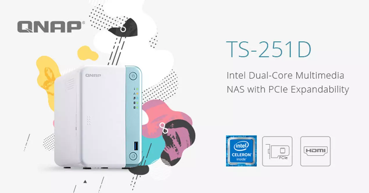 QNAP TS-251D: Bu yeni ev multimedia NAS-ın xüsusiyyətləri 20963_1