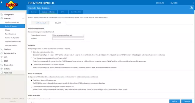 Instrukcja konfiguracji FRITZ!Box z Movistar FTTH z Mitrastar 20970_23