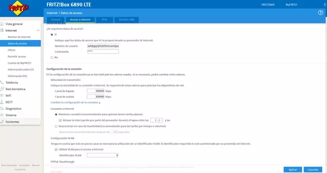 Manuel de configuration FRITZ!Box avec Movistar FTTH ayant le Mitrastar 20970_24