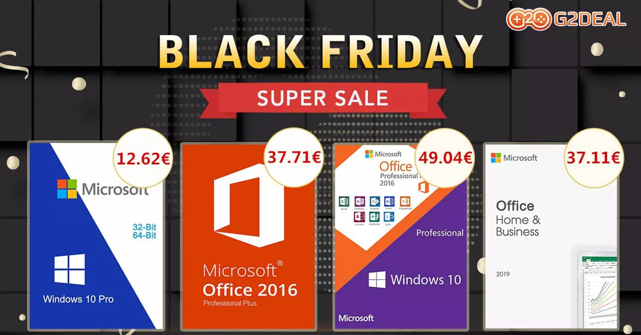 Black Friday 2020 G2Deal-en: deskontuak Windows eta Office-n 21181_1