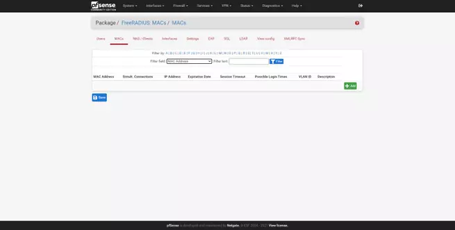 Configura il server FreeRADIUS in pfSense e usa WPA2/WPA3 Enterprise 21299_10