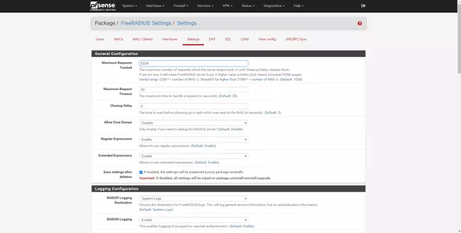 Configura il server FreeRADIUS in pfSense e usa WPA2/WPA3 Enterprise 21299_13