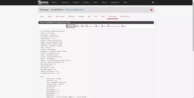 Gadzirisa FreeRADIUS server mupfSense uye shandisa WPA2/WPA3 Enterprise 21299_18