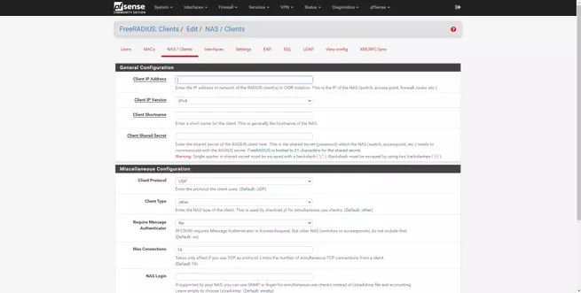 Configura il server FreeRADIUS in pfSense e usa WPA2/WPA3 Enterprise 21299_26