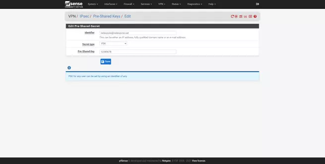 I-configure ang IPsec IKEv2 VPN server gamit ang PSK o RSA sa pfSense 21465_9