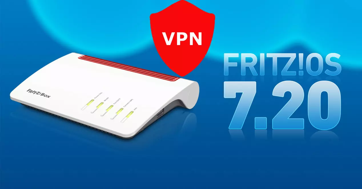 VPN në FRITZ!OS 7.20: Konfigurimi dhe shpejtësia e shkarkimit dhe ngarkimit 21696_1
