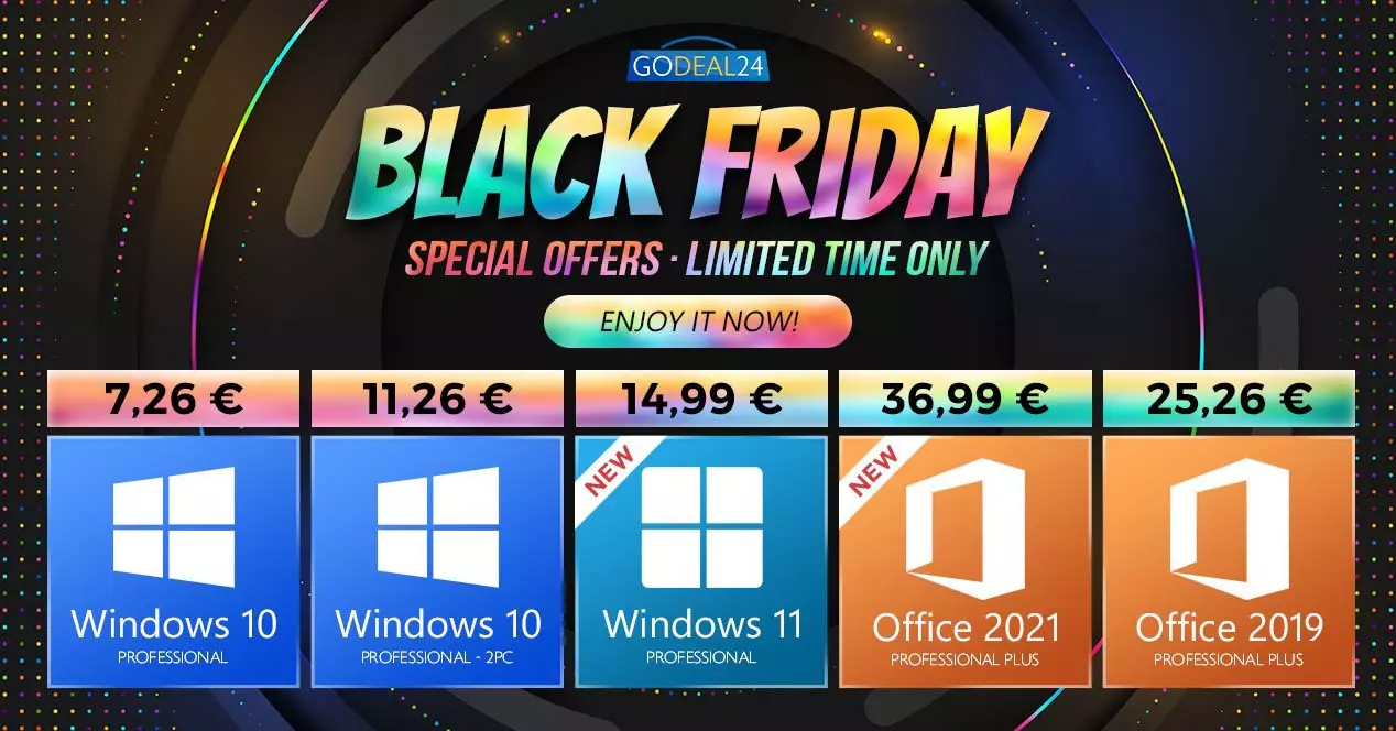 Tarjoukset Windows 10 Pro -lisensseille, osta 7 € Black Fridayna 22110_1