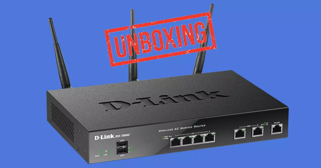 D-Link DSR-1000AC: 방화벽 및 VPN Unboxing 기능이 있는 전문 라우터 22205_1