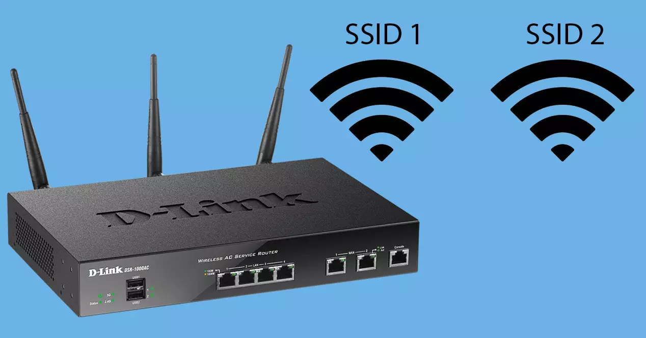 D-Link DSR-1000AC राउटरमा VLAN सँग धेरै SSID कन्फिगर गर्नुहोस् 22267_1
