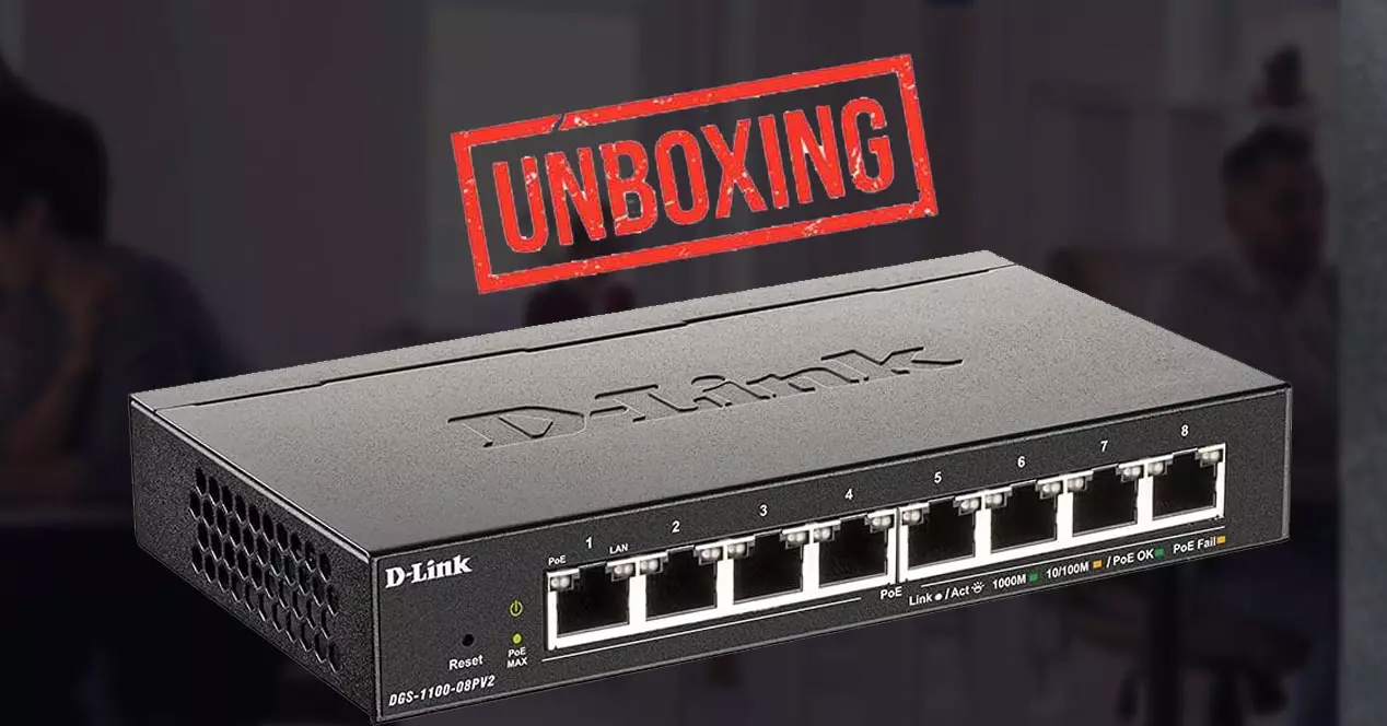 D-Link DGS-1100-08Pv2: A Gigabit PoE+ switch videós kicsomagolása 22289_1