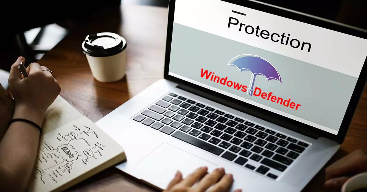 dearfacha bréagacha i Windows Defender