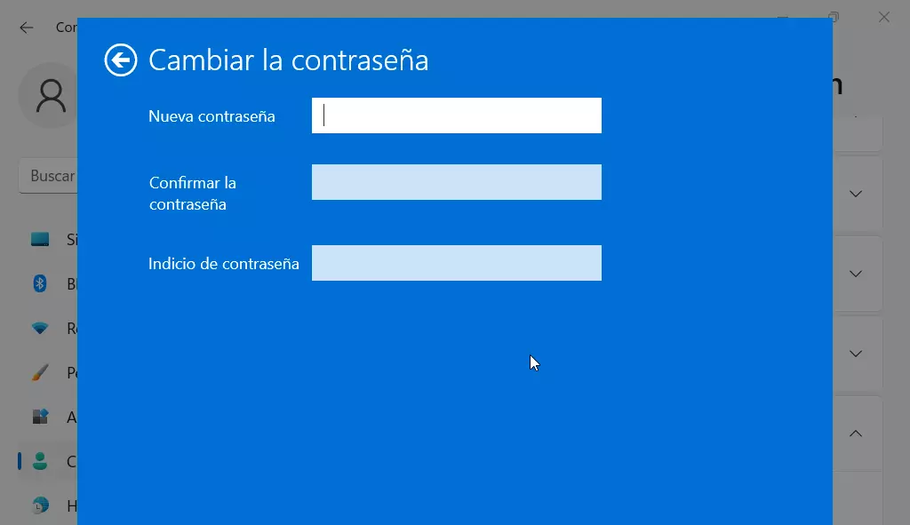 Windows 11-də yeni parol