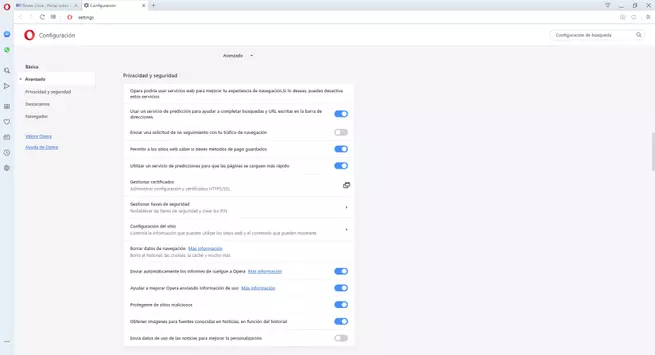 Opera Browser VPN: Mga Setting, Mga Feature, Seguridad 22709_10