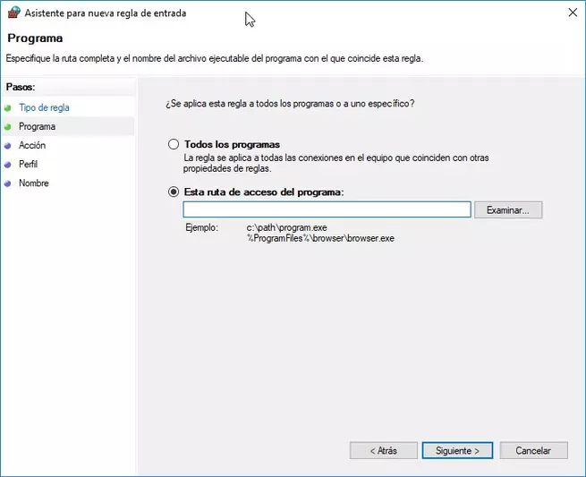 Sida loo habeeyo Windows 10 firewall-ka si uu si badbaado leh u baadho 22808_13