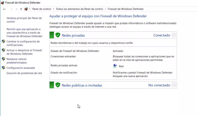 Sida loo habeeyo Windows 10 firewall-ka si uu si badbaado leh u baadho 22808_3