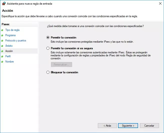 Sida loo habeeyo Windows 10 firewall-ka si uu si badbaado leh u baadho 22808_33