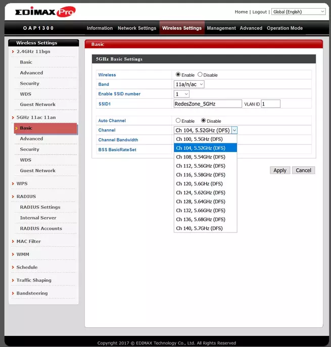 Edimax OAP1300: Ongororo yeiyi mbiri mbiri bhendi AC1300 yekunze AP 23321_40