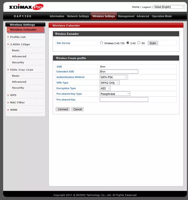 Edimax OAP1300: Falanqaynta dual band AC1300 dibadda AP 23321_66