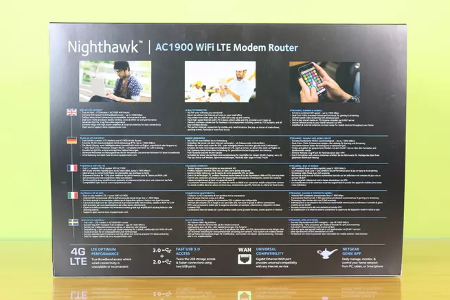 NETGEAR Nighthawk R7100LG 4G روٽر ڪيس واپس