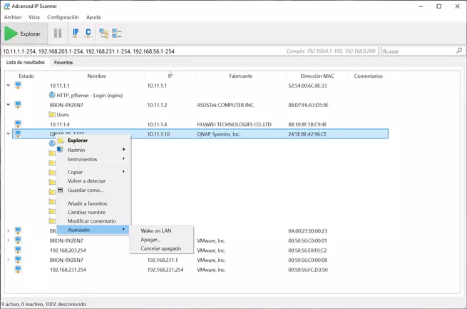 Analysez votre réseau local domestique avec Advanced IP Scanner sous Windows 23409_11