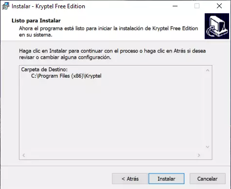 Kryptel: como crear contedores cifrados para ficheiros e cartafoles 23419_9