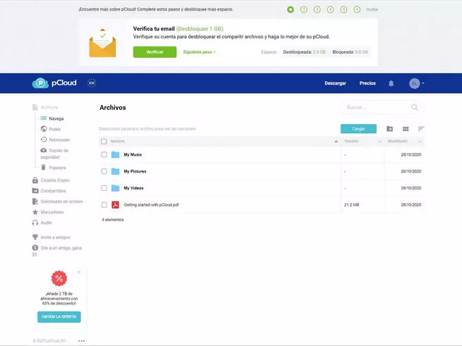 Examen du stockage cloud pCloud : options, vitesse et prix 23469_15