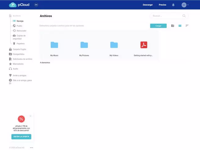 Revisão do armazenamento em nuvem pCloud: opções, velocidade e preço 23469_26