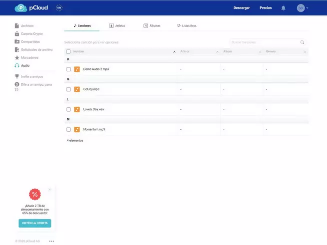 Examen du stockage cloud pCloud : options, vitesse et prix 23469_35