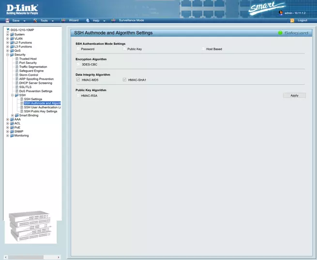 D-Link DGS-1210-10MP: Gennemgang af denne Gigabit PoE+ og blæserløse switch 23494_103