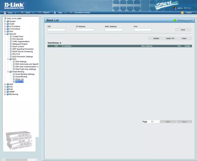 D-Link DGS-1210-10MP: Iloiloga o lenei Gigabit PoE + ma le kili 23494_109