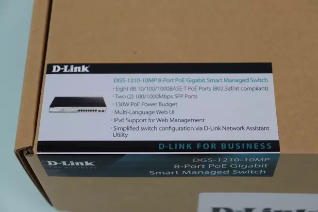 Vaega Autu o le D-Link DGS-1210-10MP L2 Suiga