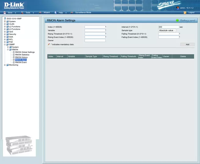 D-Link DGS-1210-10MP: Iloiloga o lenei Gigabit PoE + ma le kili 23494_131