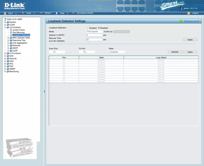 D-Link DGS-1210-10MP: Gennemgang af denne Gigabit PoE+ og blæserløse switch 23494_66