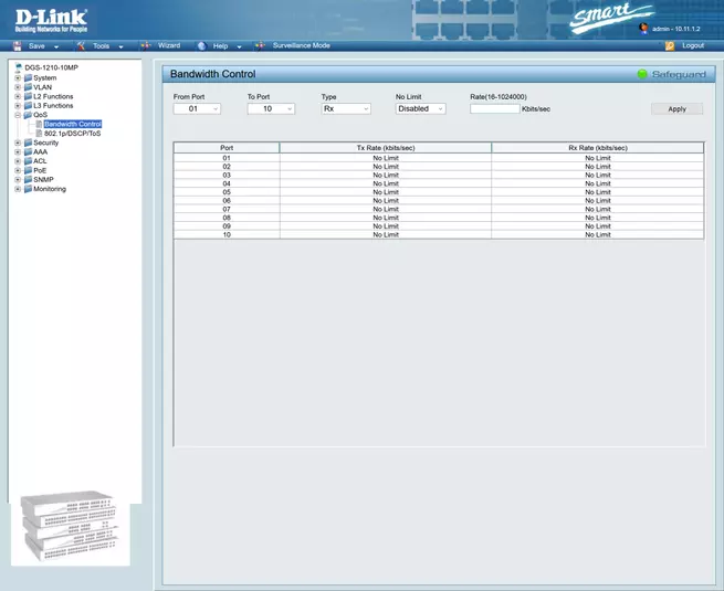 D-Link DGS-1210-10MP: Gennemgang af denne Gigabit PoE+ og blæserløse switch 23494_91