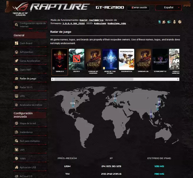 ASUS ROG Rapture GT-AC2900: Mapitio ya kipanga njia hiki cha michezo cha Wi-Fi AC 23635_68