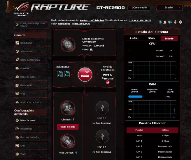 ASUS ROG Rapture GT-AC2900: Mapitio ya kipanga njia hiki cha michezo cha Wi-Fi AC 23635_75