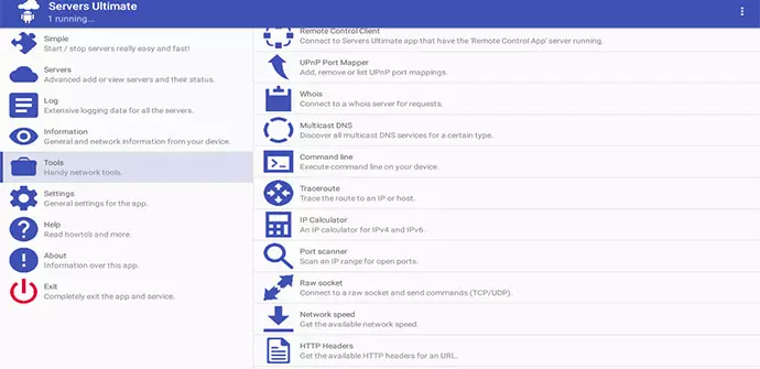 Tools zur Verwendung in Servers Ultimate