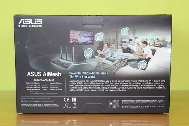 Парвандаи системаи ASUS RT-AC67U Mesh Wi-Fi